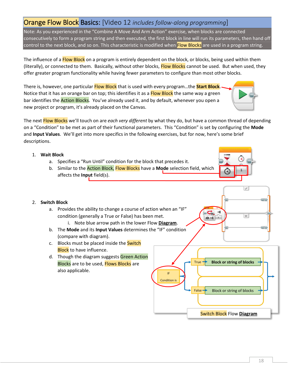 ⚙️ EV3 101: #10 - Flow Block Basics - Matthew Richardson | Library ...