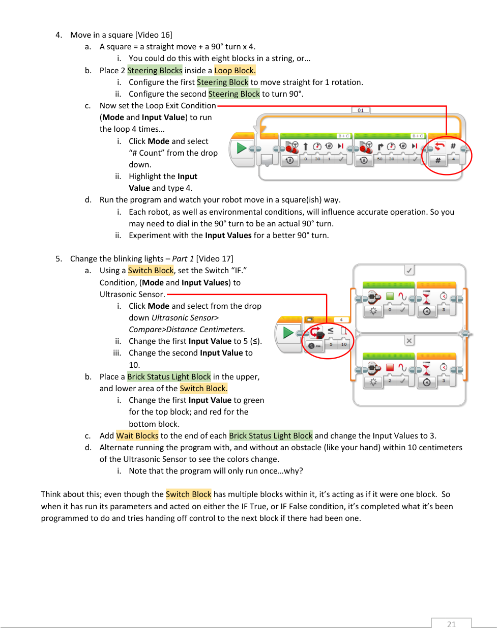 ⚙️ EV3 101: #11 - Using the Flow Blocks - Matthew Richardson | Library ...
