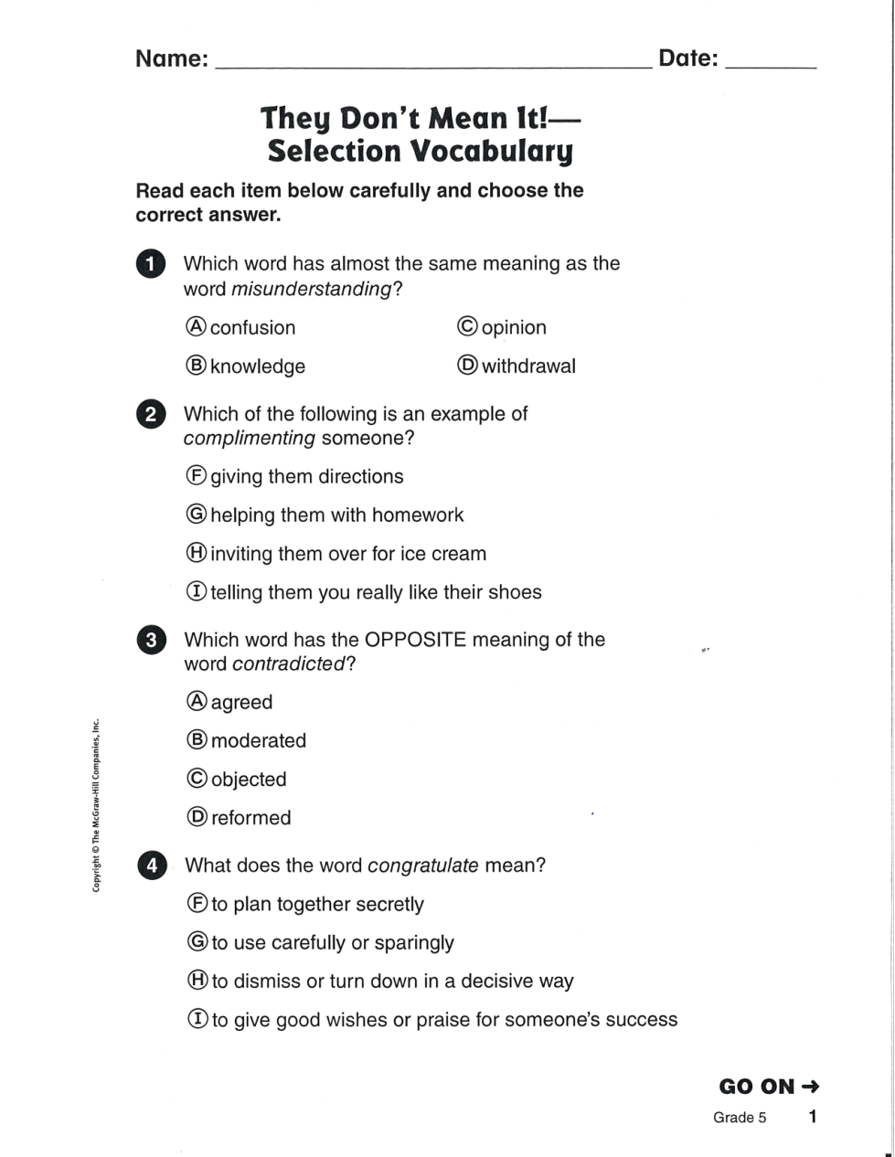 Wonders 5th Grade: Unit 3 Week 2 Test - Kelly Pollock | Library | Formative