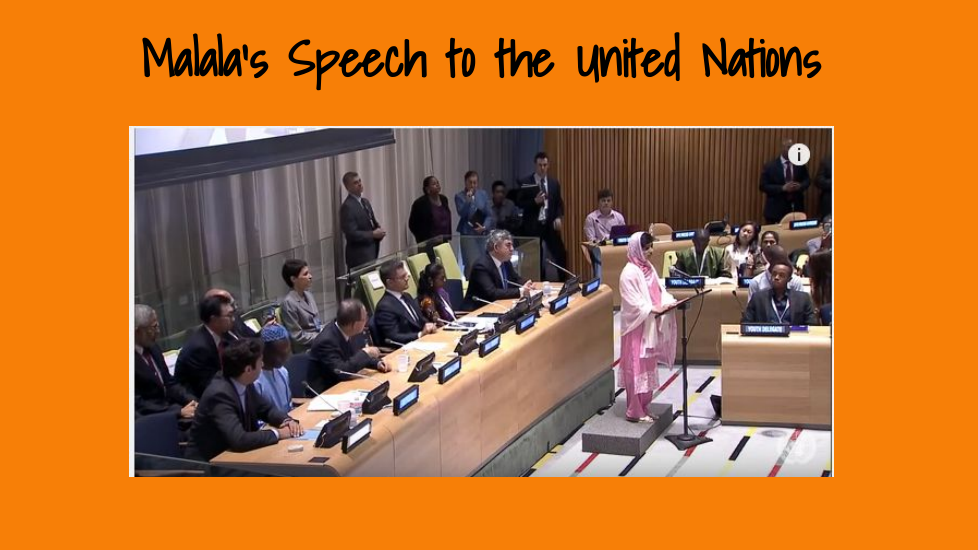 Argument Analysis II: Malala's UN Speech - Jacinda Dietz | Library ...