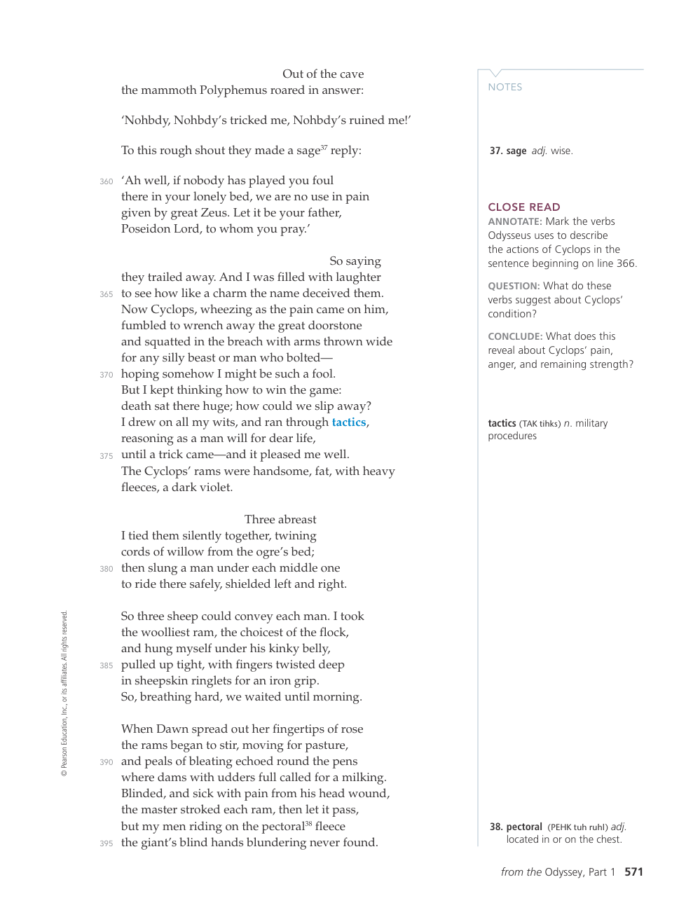 The Odyssey part 1 - RHONDA KAY GRAY | Library | Formative