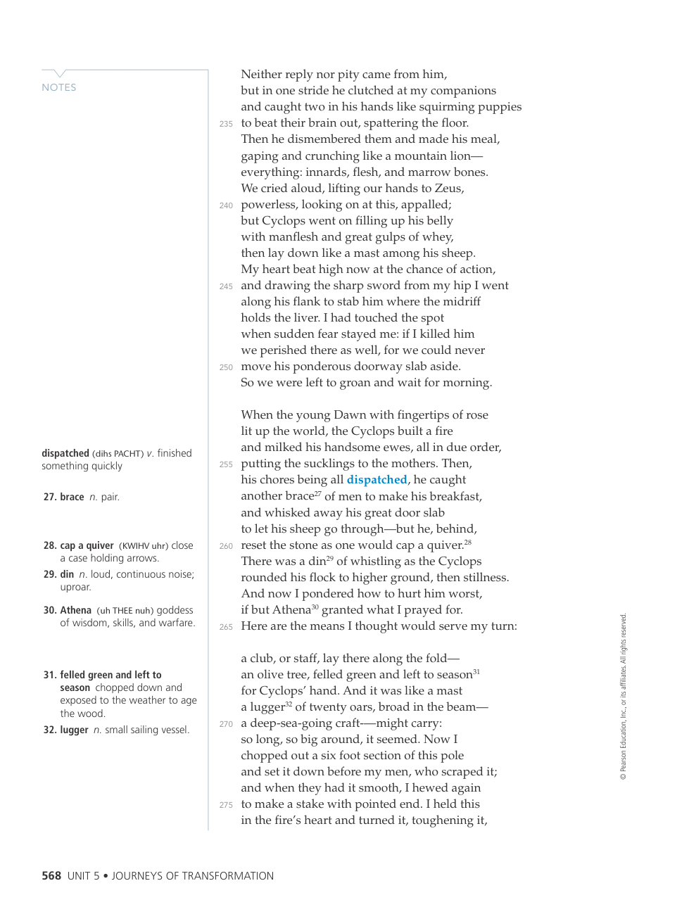 The Odyssey part 1 HON - RHONDA KAY GRAY | Library | Formative