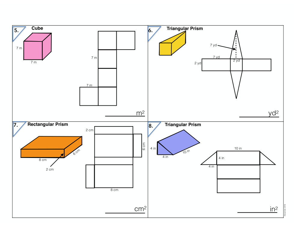 Surface Area Using Nets - Sara Lange | Library | Formative
