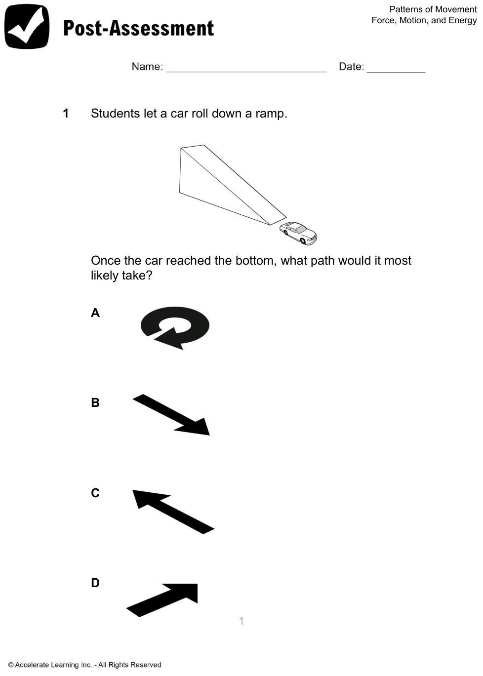 Patterns of Movement Post Assessment - Gabriella Mooney | Library ...