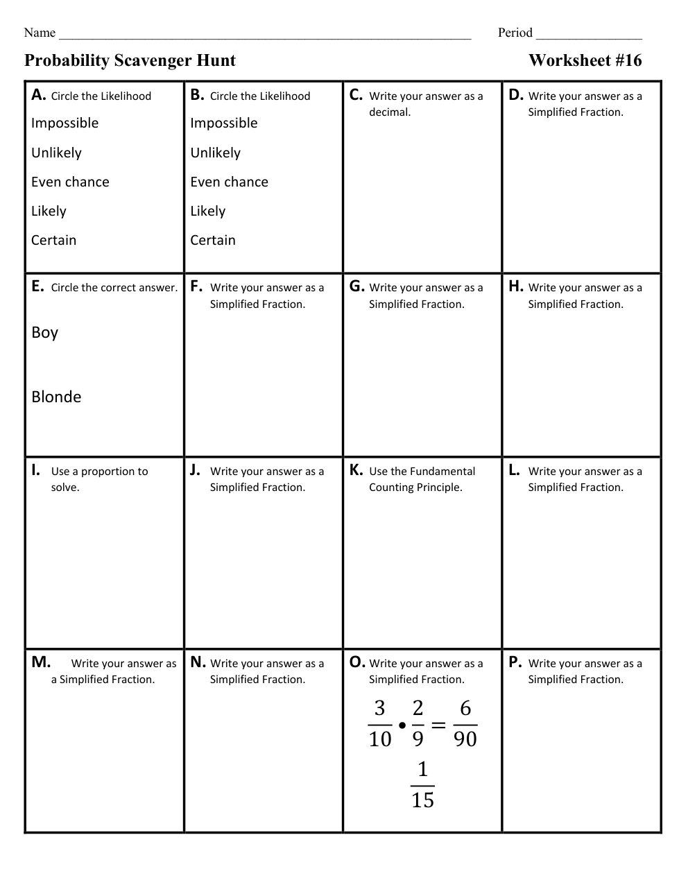 734LRIS WS#16 (Lime) Probability Scavenger Hunt - Doni Bateman ...