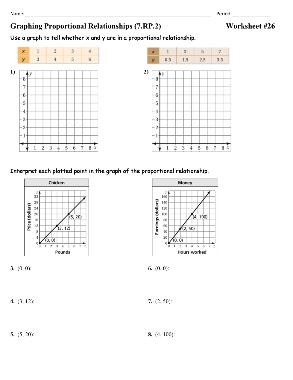 734LRIS WS#26 (Lime) Graphing Proportional Relationships - Janelle ...