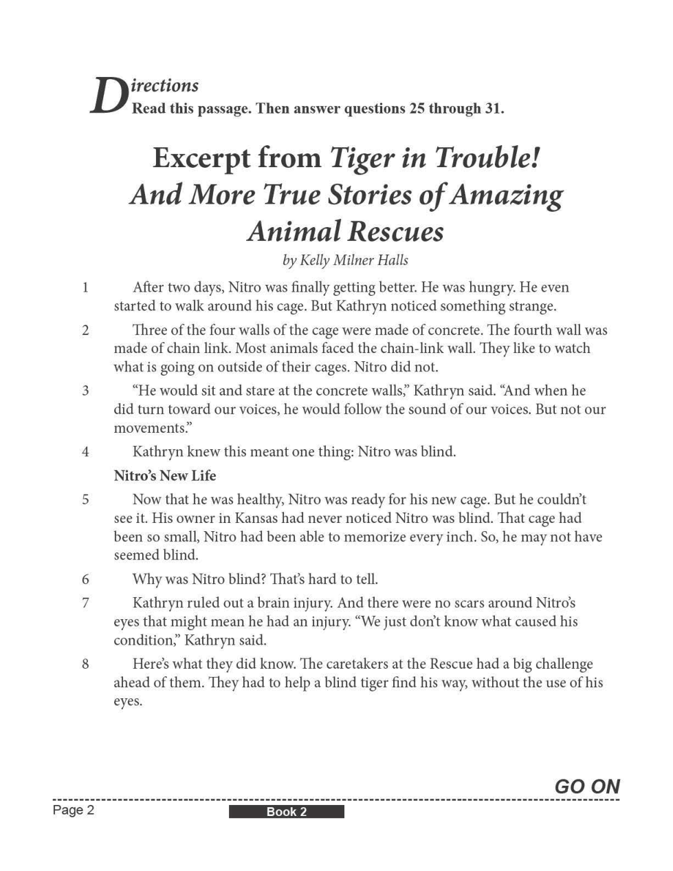 Grade 3 ELA State Test (2017) - Francesca Ciaramitaro | Library | Formative