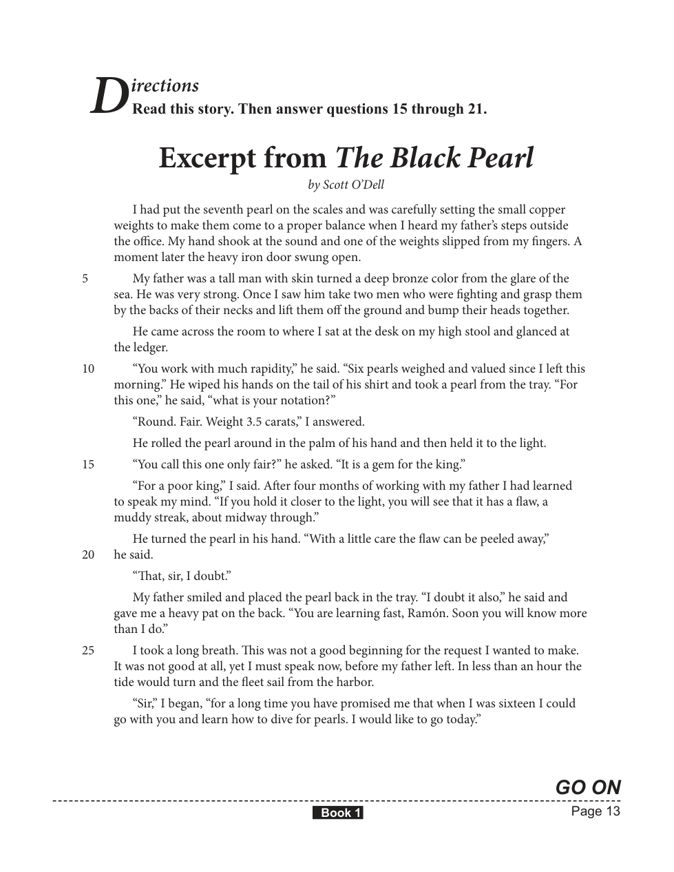 Grade 6 ELA State Test (2017) - Francesca Ciaramitaro | Library | Formative