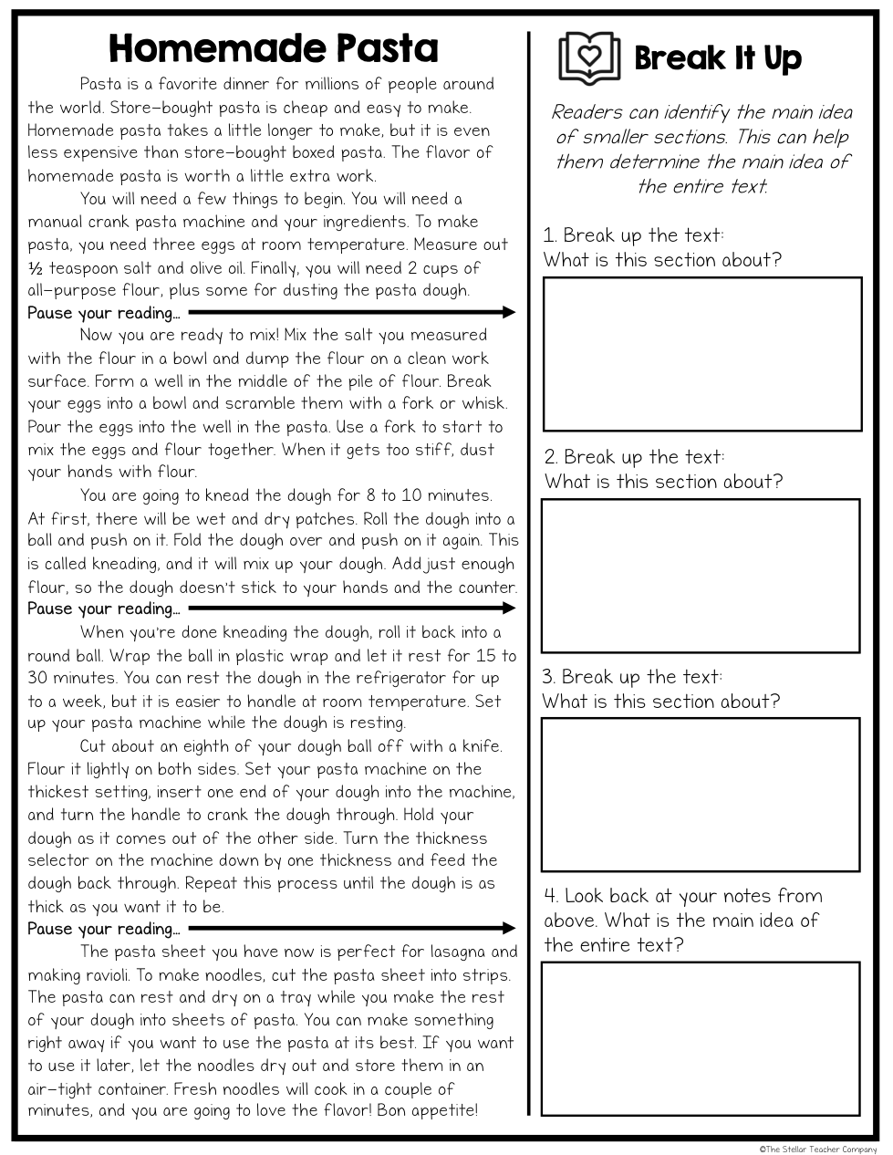 Homemade Pasta - Rhonda Pawlik | Library | Formative