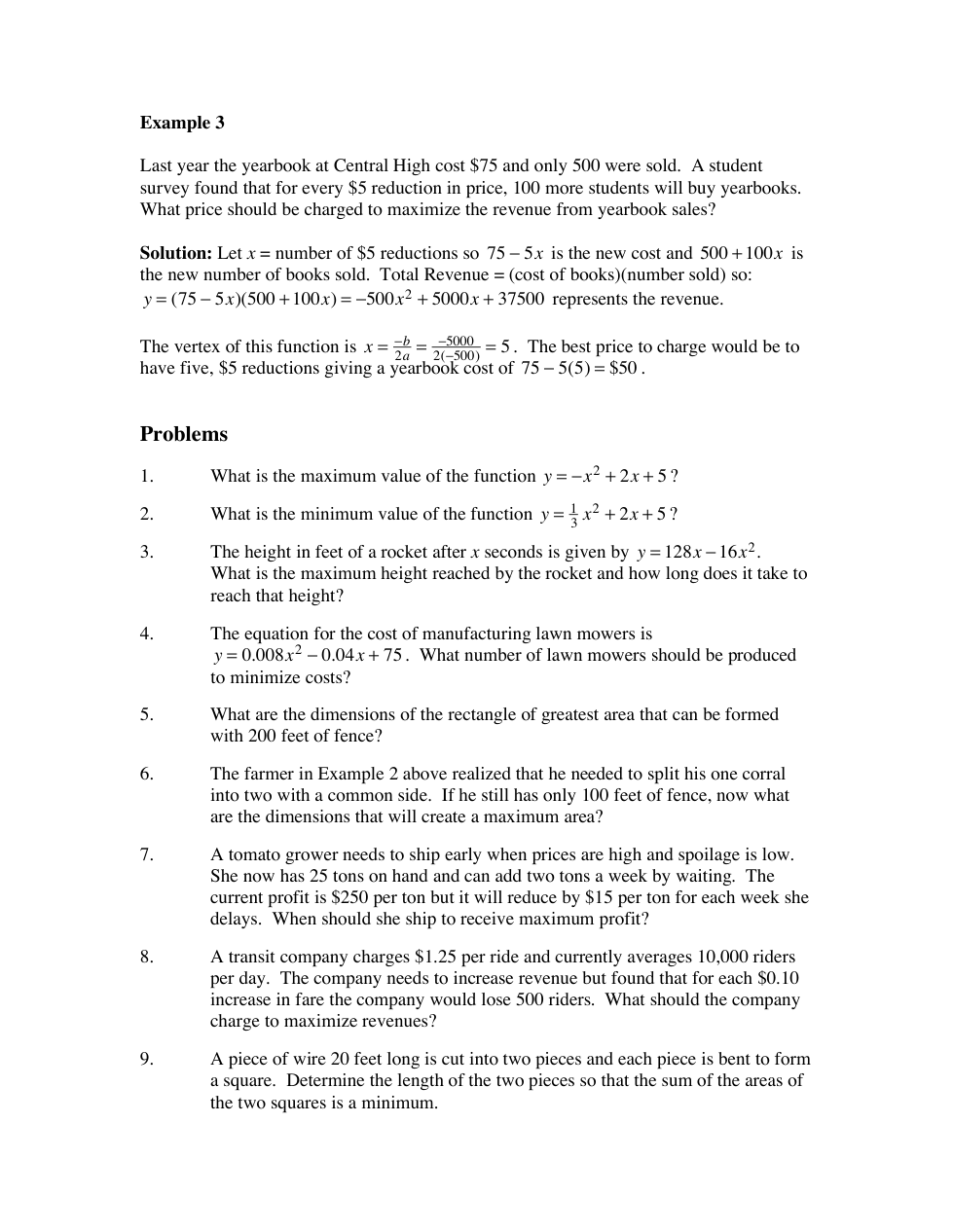 Applications of Quadratic Equations - Carlos Herrera | Library | Formative