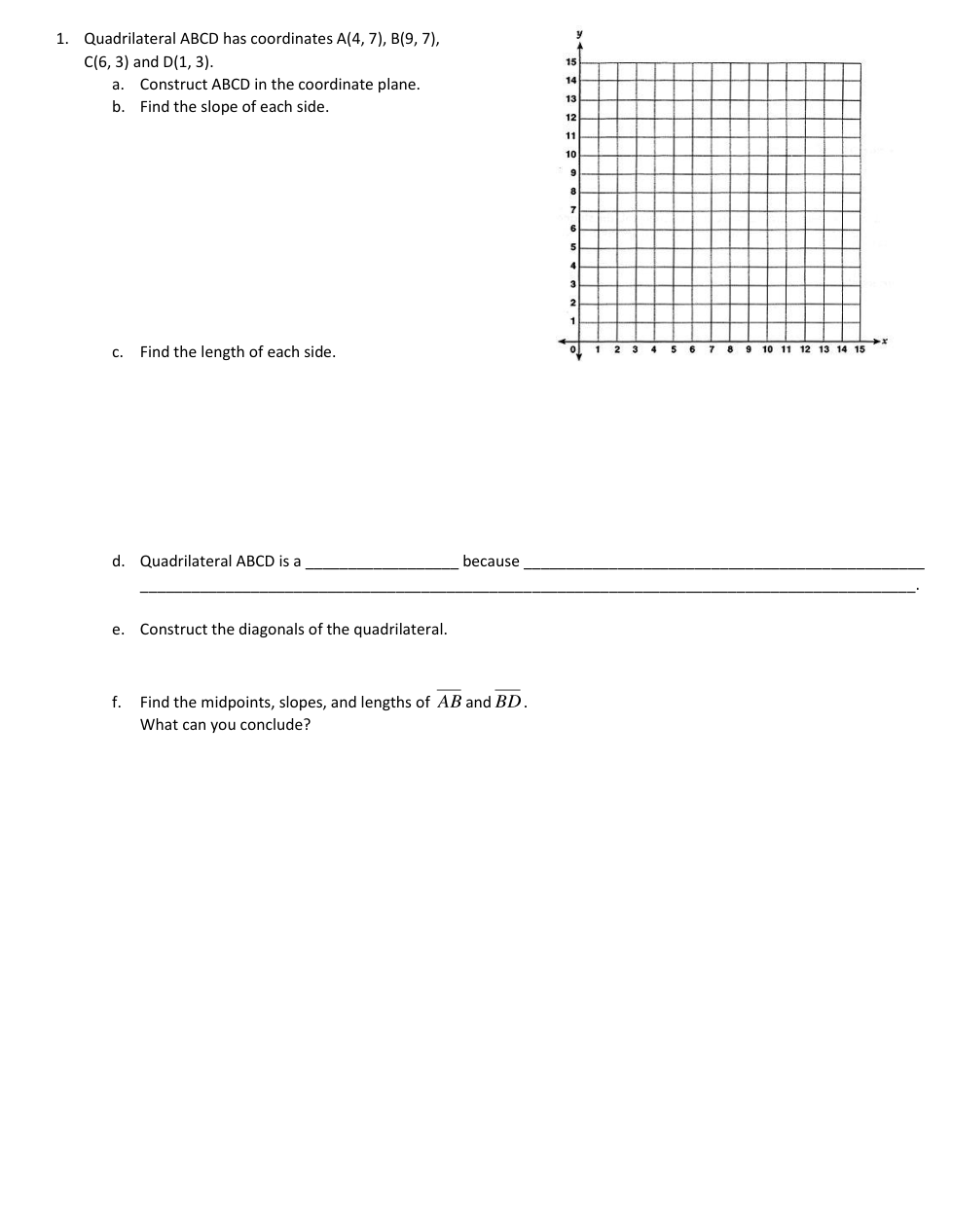 U3_Quadrilaterals in the Coordinate Plane - Lori Hill | Library | Formative