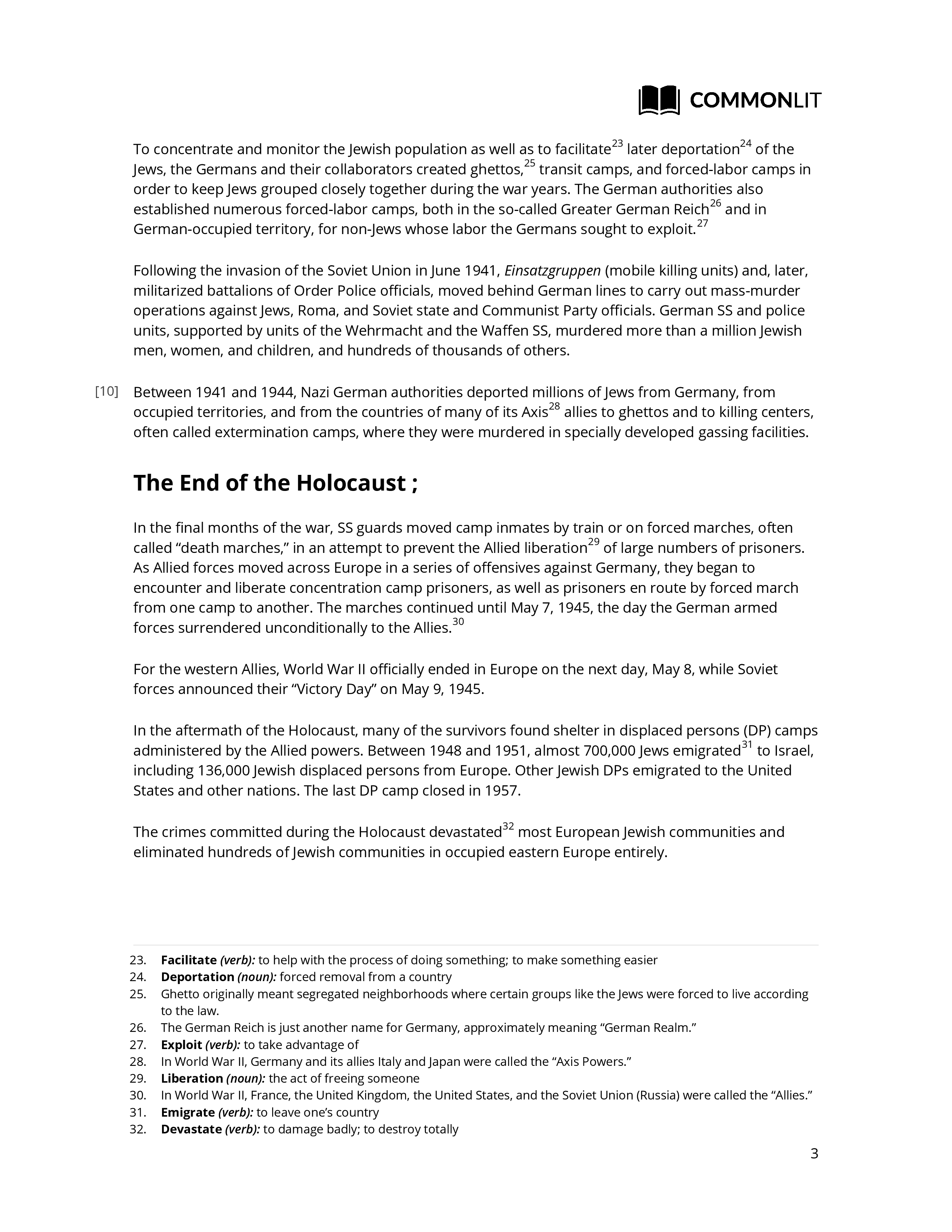 The Holocaust - Ashly Winkle | Library | Formative