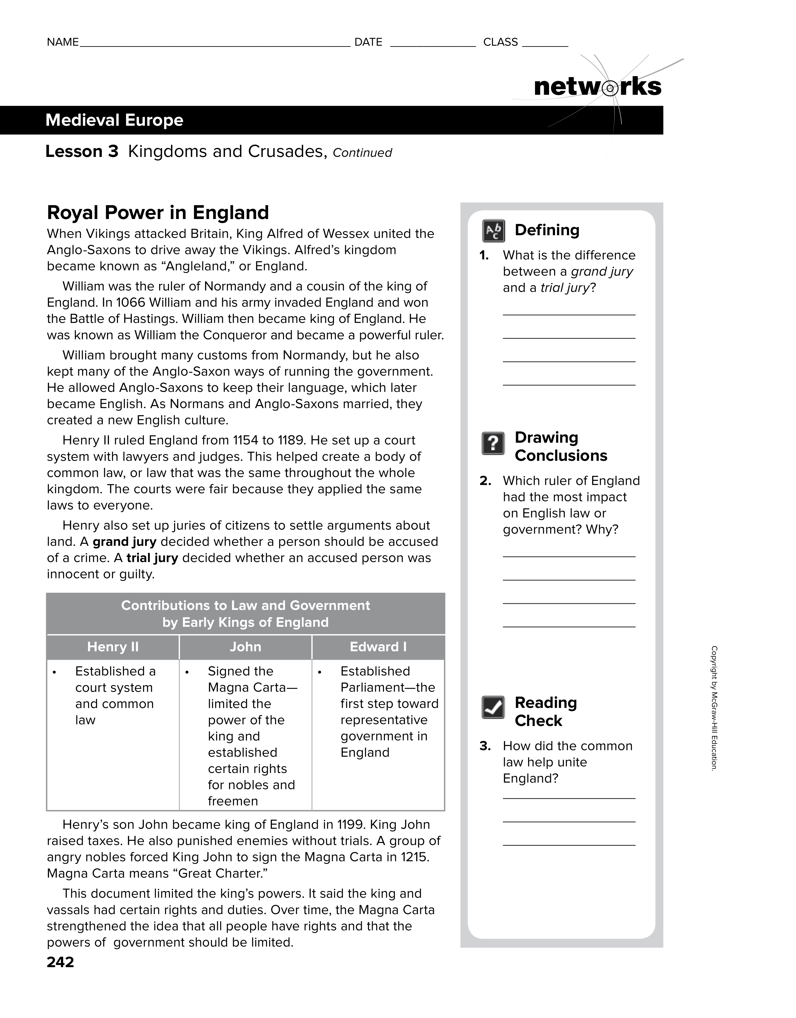 Medieval Europe 1-5 - John Irwin | Library | Formative