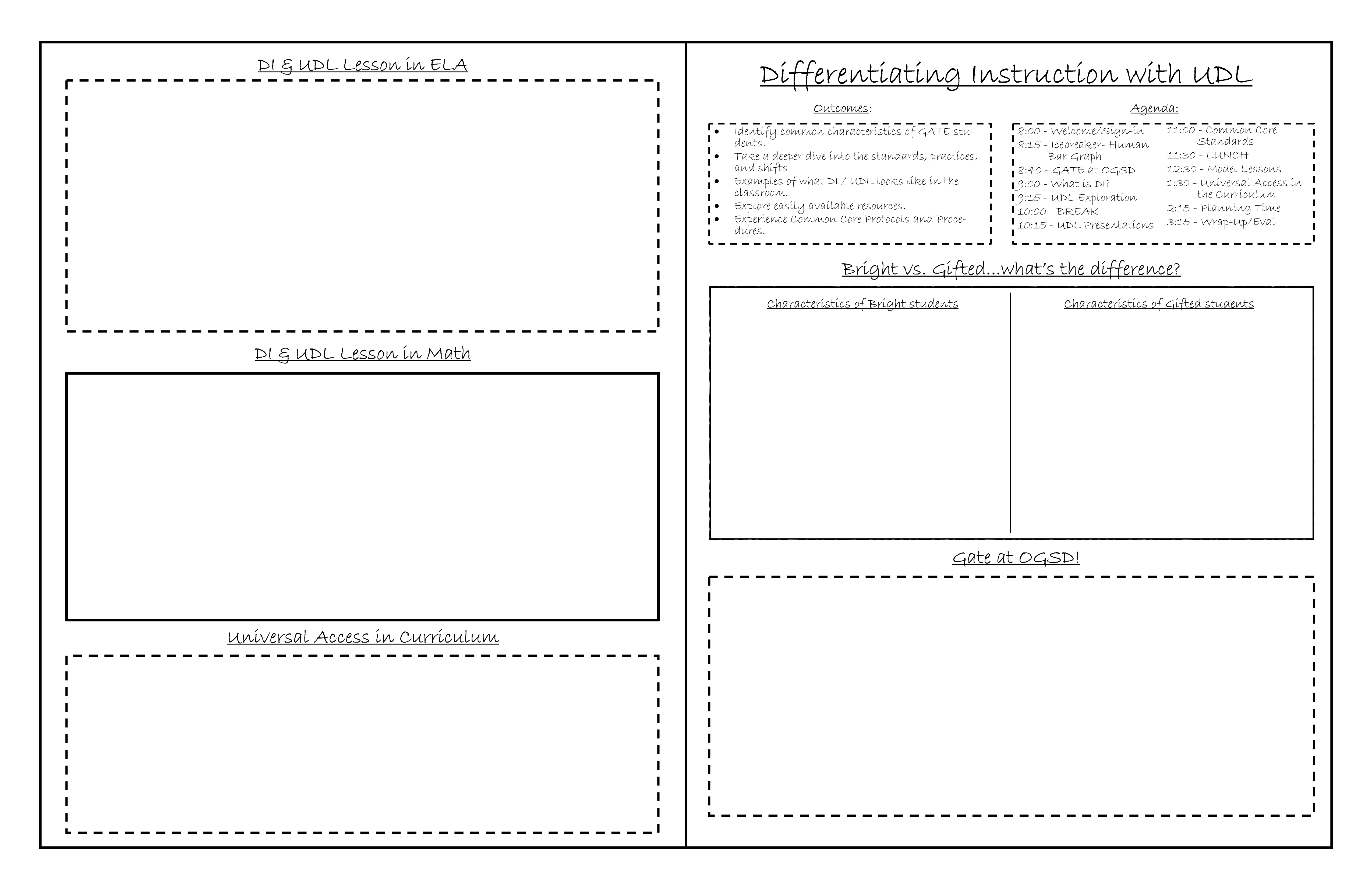 Differentiated Instruction Note Catcher - Arienne Rusgal | Library ...