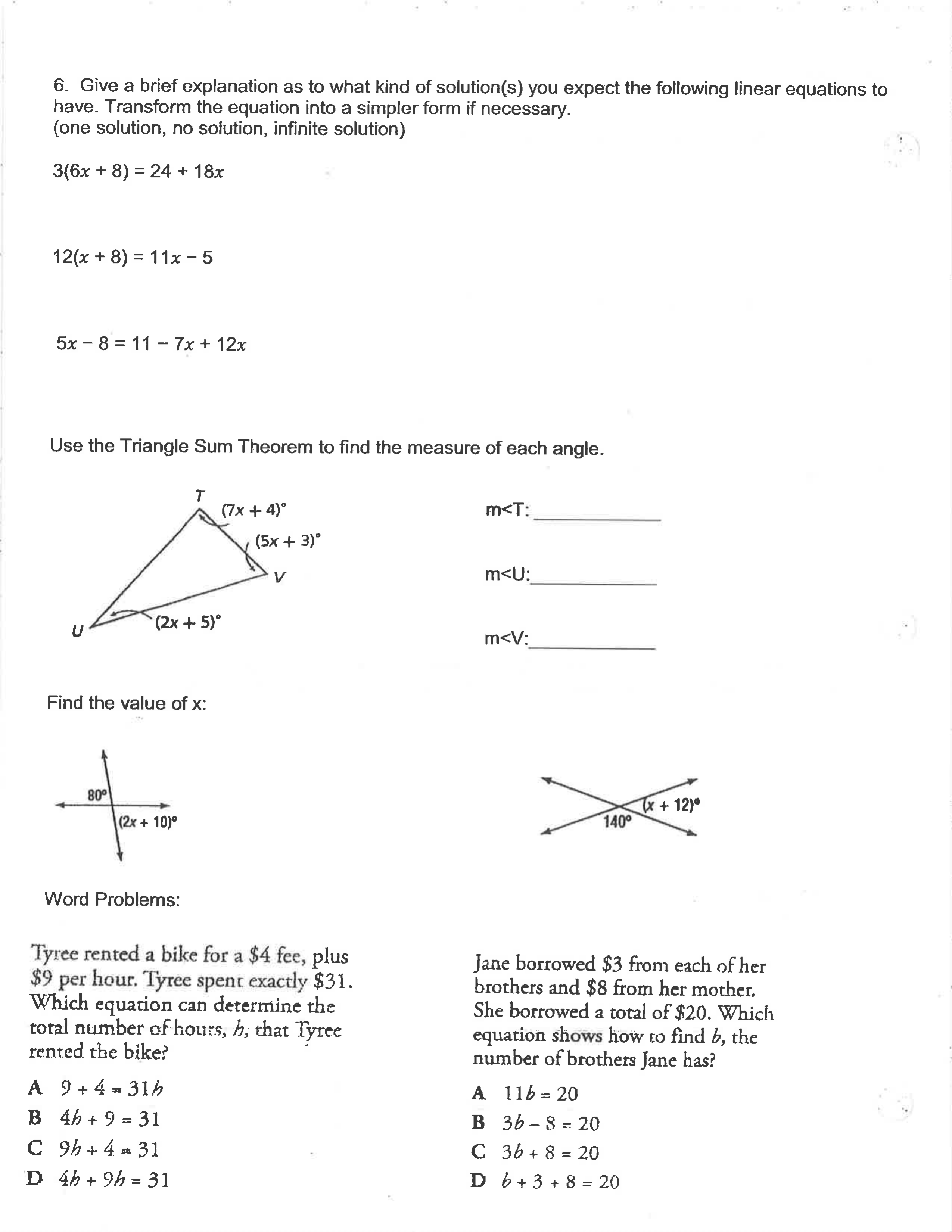 Module 4A Study Guide 8th Grade Math Eureka - Ellie Keefe | Library ...