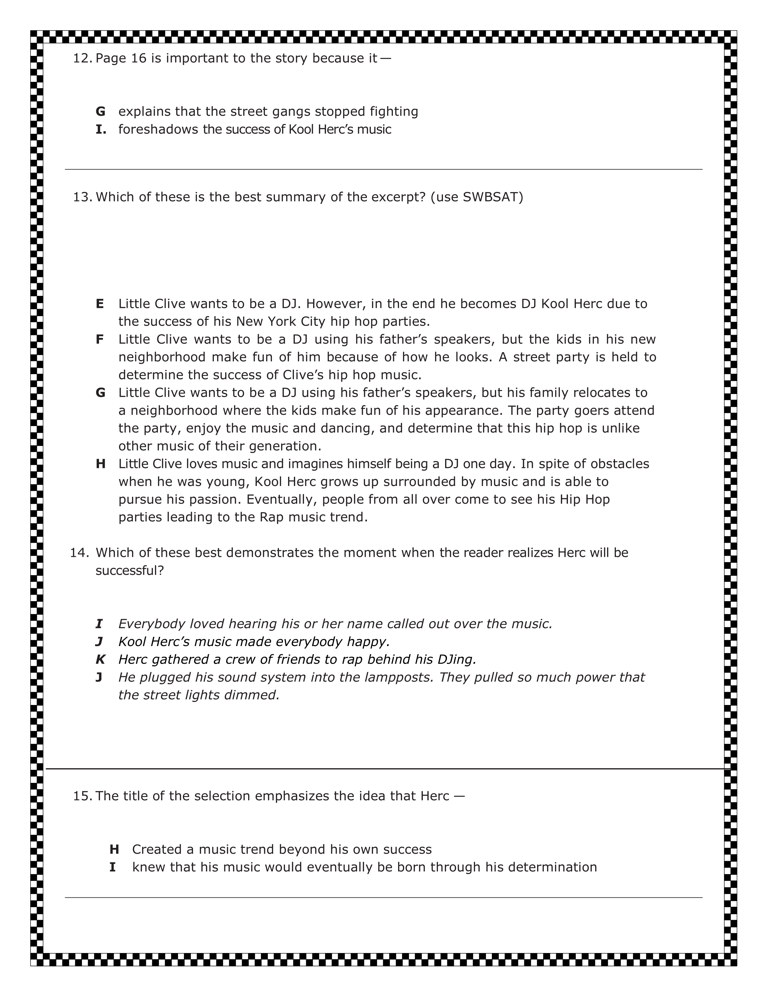 When the Beat was Born - Joshua Ramos | Library | Formative