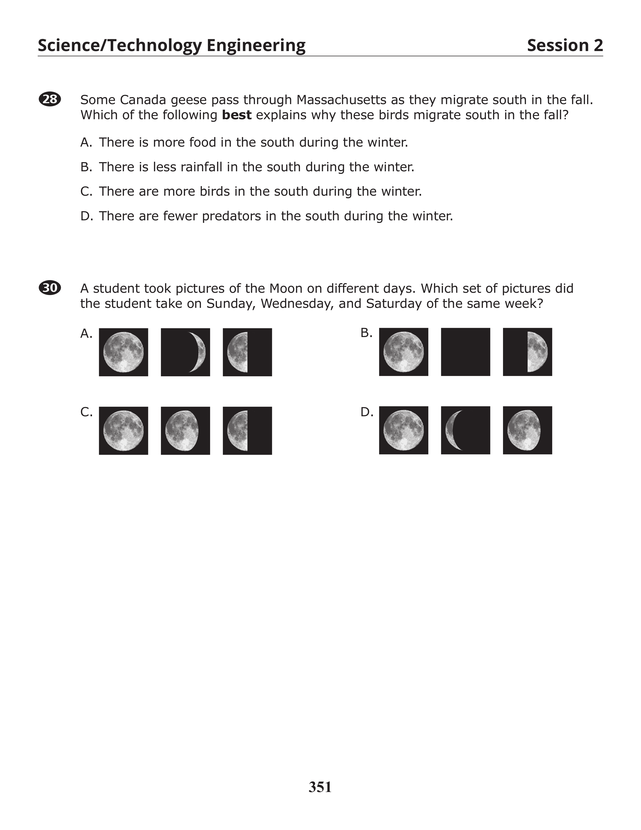 Grade 5 MCAS Science and Technology Practice Test Part 3 - Vicki Walsh ...