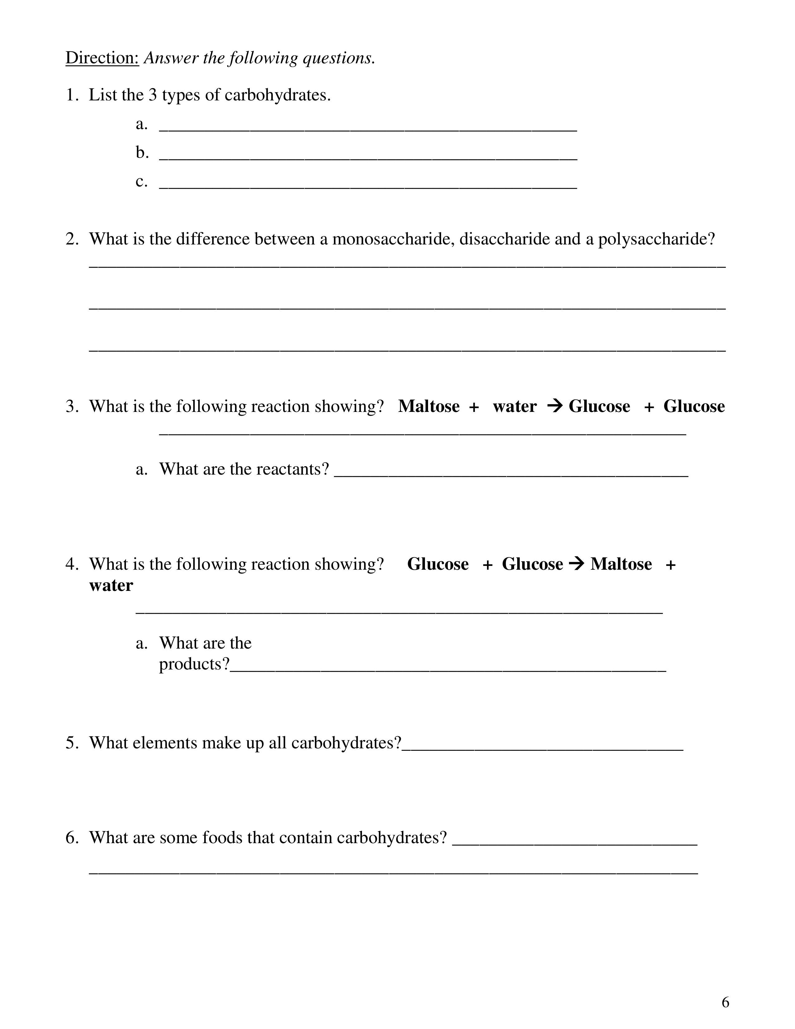 Biomolecules Worksheet Alicia Barrett Library Formative Biomolecules Worksheet Alicia Barrett Library Formative
