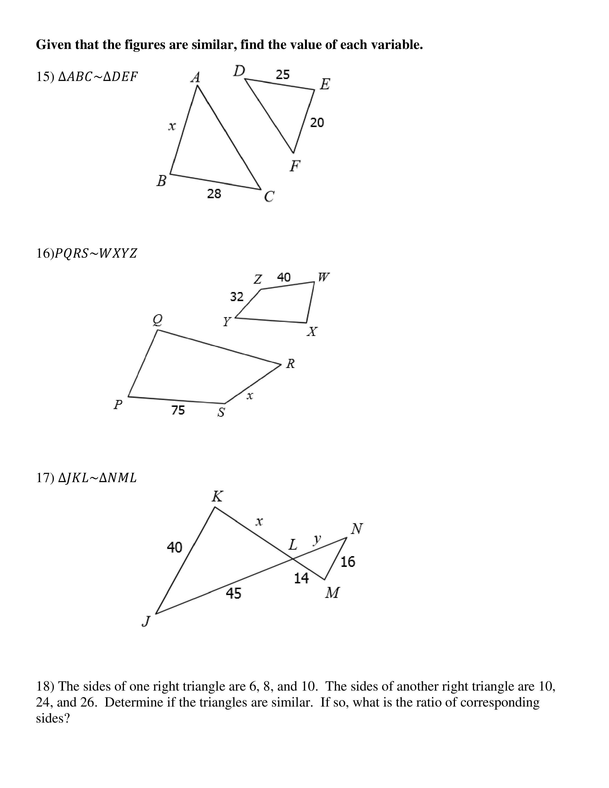 102319 Dilations and Similarity Practice - Robyn Porter | Library ...