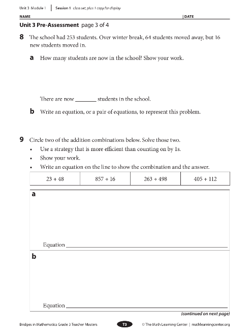 UNIT 3 Pre-assessment - Rebecca Monroe | Library | Formative