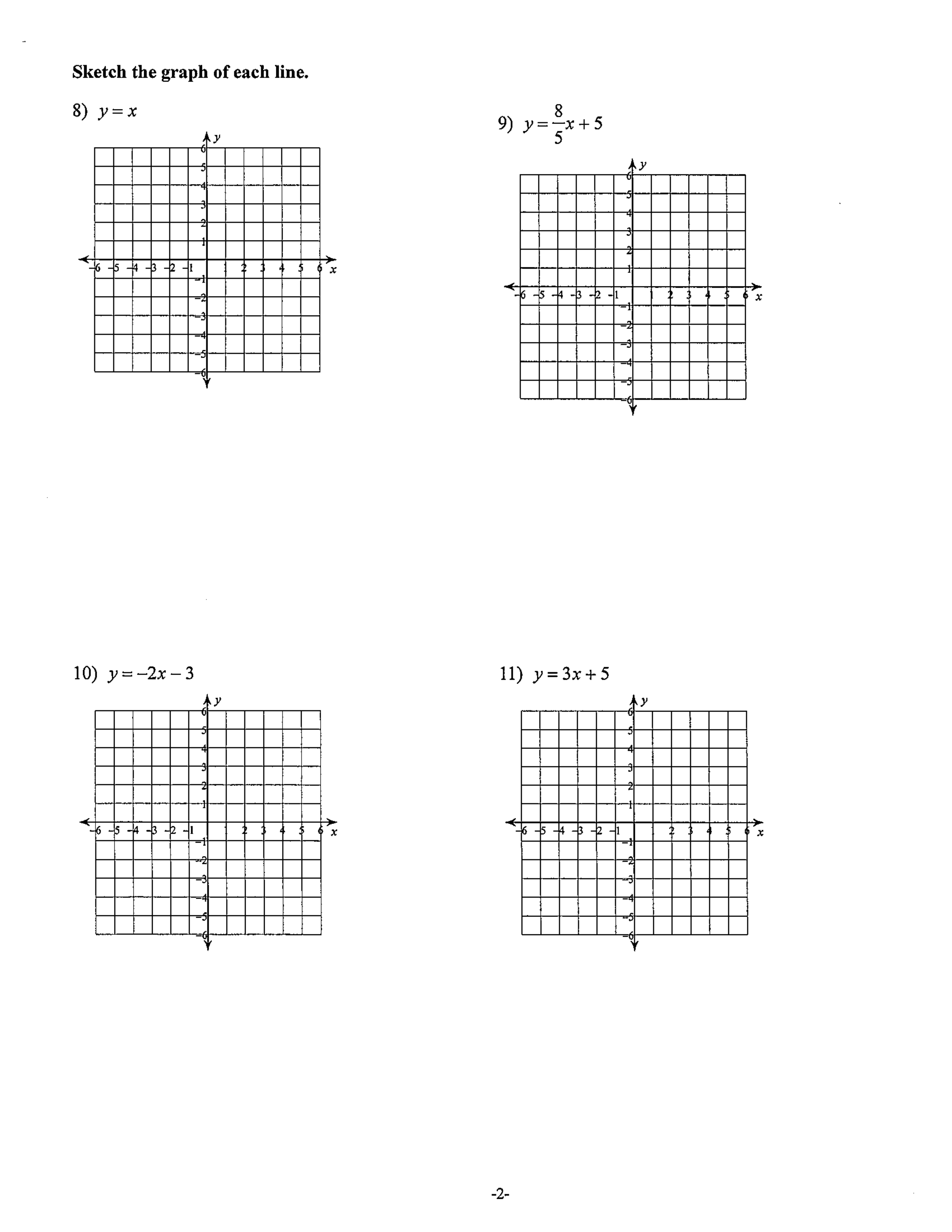 Graphing Review - Math Teachers | Library | Formative