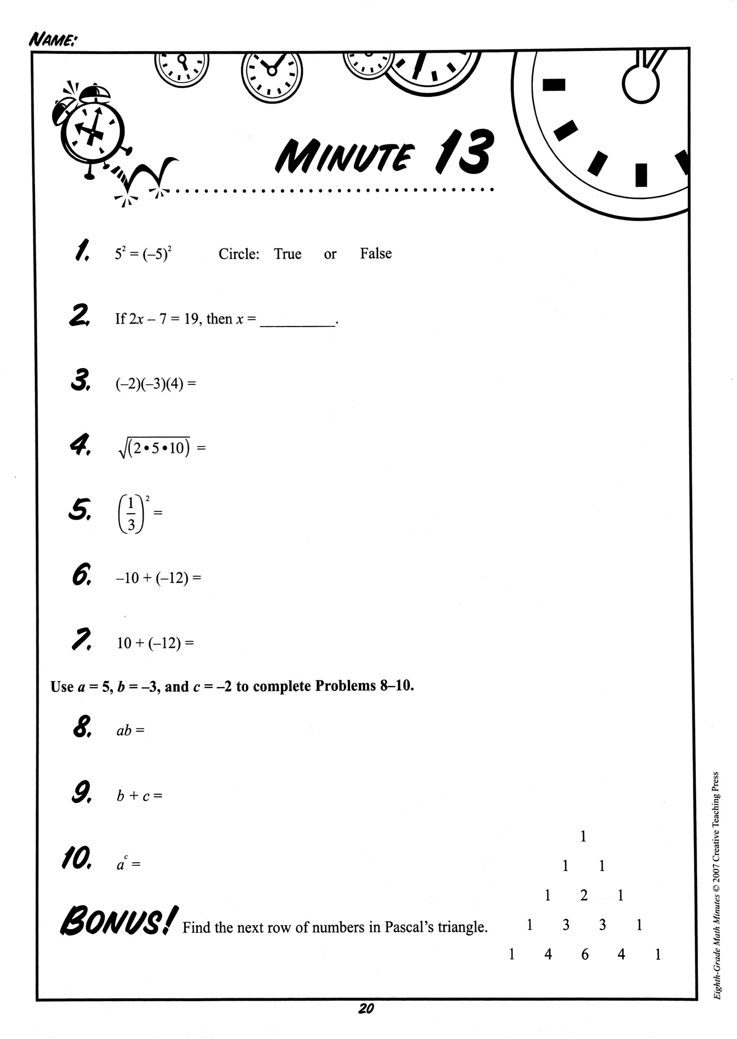 Math Minute 13 - Jonelle Johnson | Library | Formative