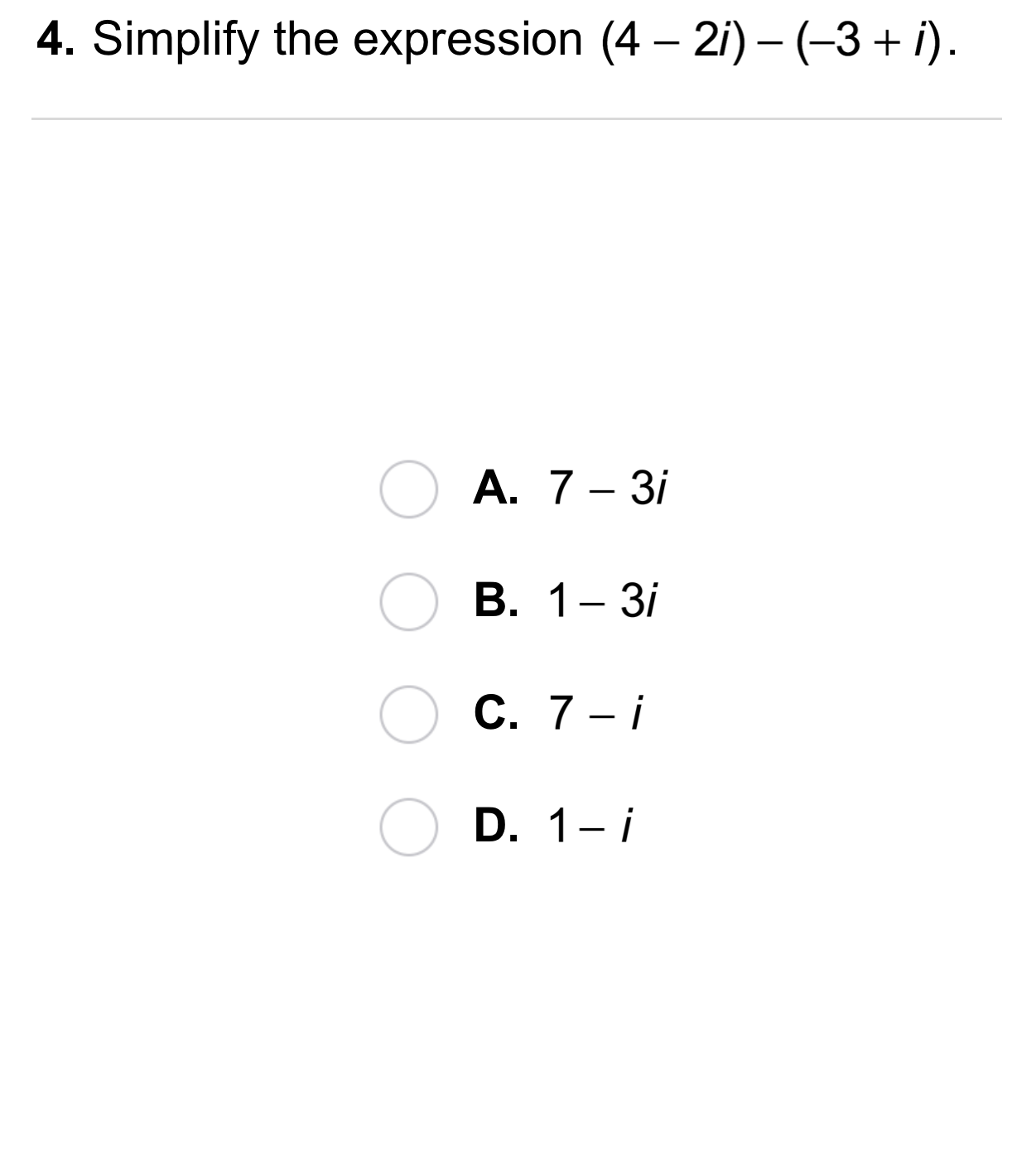 Algebra 2 4-8 Independent Practice: Complex Numbers - Matt Richardson ...