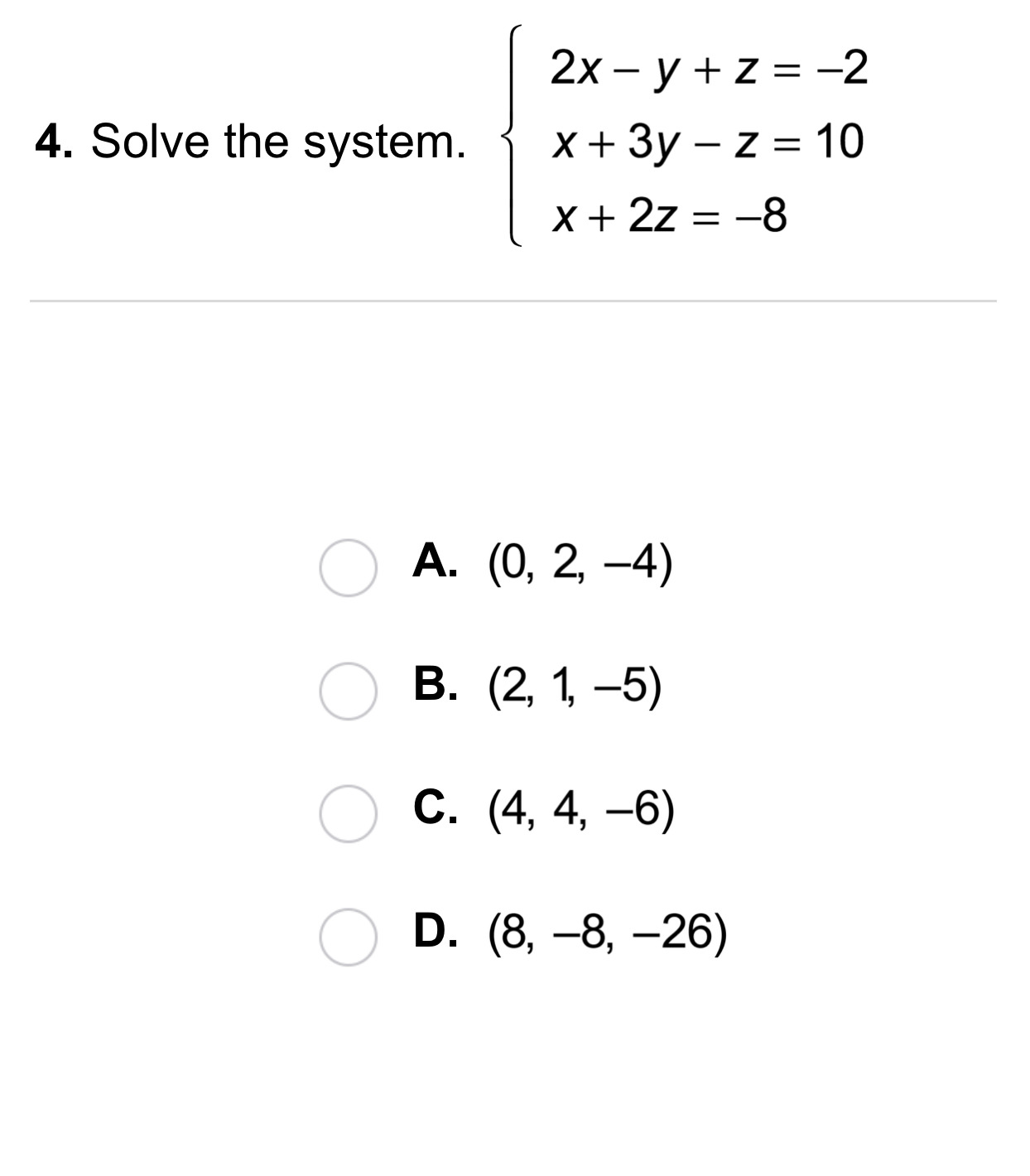 Algebra 2 3-5 Complete Lesson: Systems With Three Variables - Matthew ...