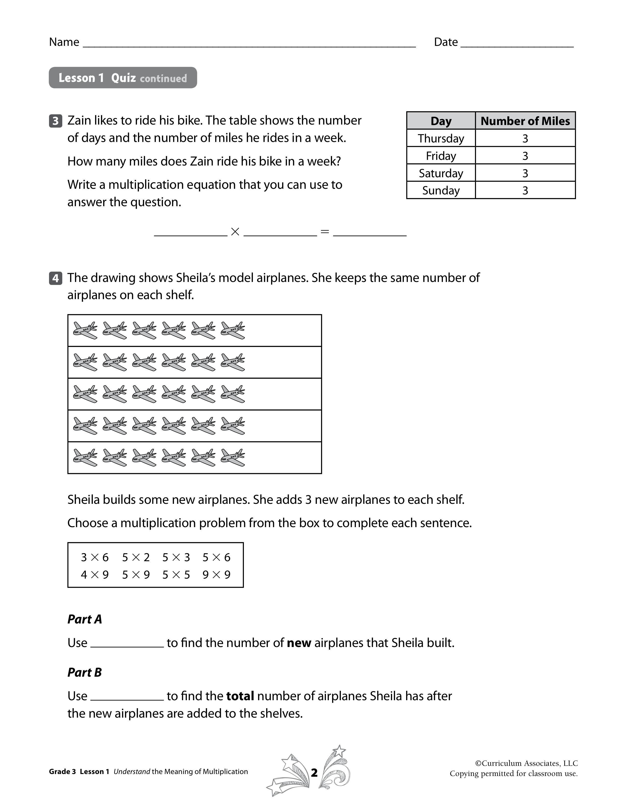 Ready Math Lesson 1 3rd - Alyssa Saucier | Library | Formative